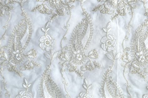 Buy Allover Coding Thread Work Embroidery Fabric 517 Inr Madhav Fashion