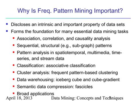 chapter 5 data mining concepts and techniques 2nd ed slides han