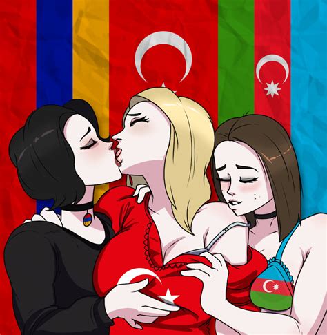 Rule 34 3girls Armenia Armenian Armenian Flag Azerbaijan Azerbaijani