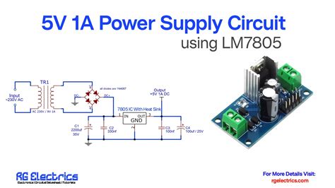 How To Build A 12v 1a Power Supply Circuit — Rg Electrics