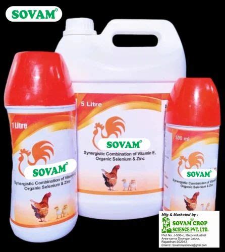 Liquid Vitamin E Selenium Supplement Packaging Size 1 L Packaging
