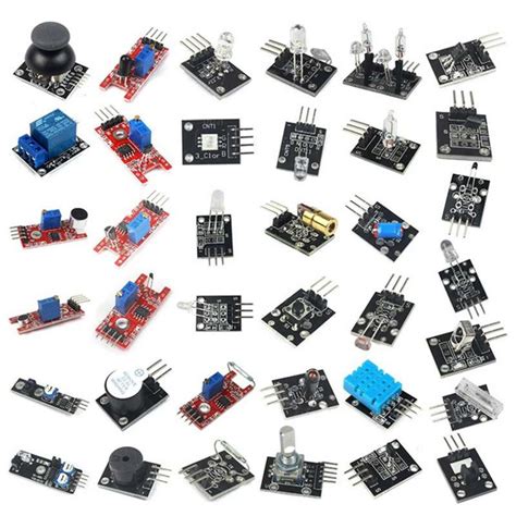 37 in 1 sensors modules kits plastic box for arduino uno r3 mega2560