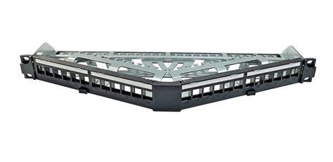 1U 24 Ports Multi Angled Blank Patch Panel CTK Contact