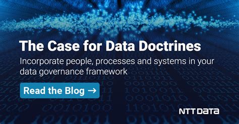Why Modern Data Governance Needs A Data Doctrine Ntt Data