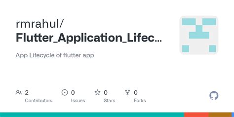 Github Rmrahulflutterapplicationlifecycle App Lifecycle Of