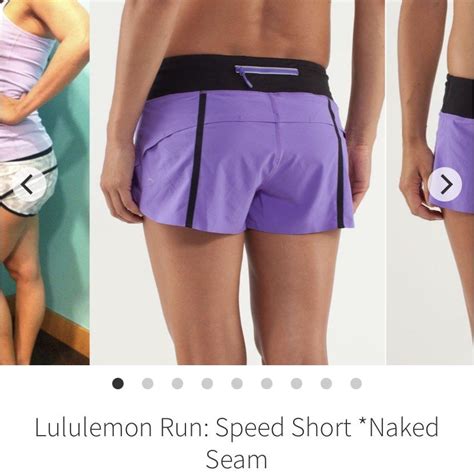 Lululemon Speed Short Naked Seam On Carousell