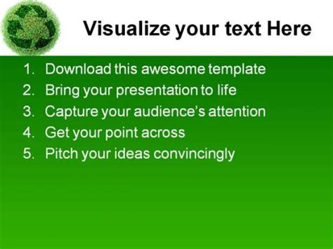 Recycle Environment PowerPoint Template