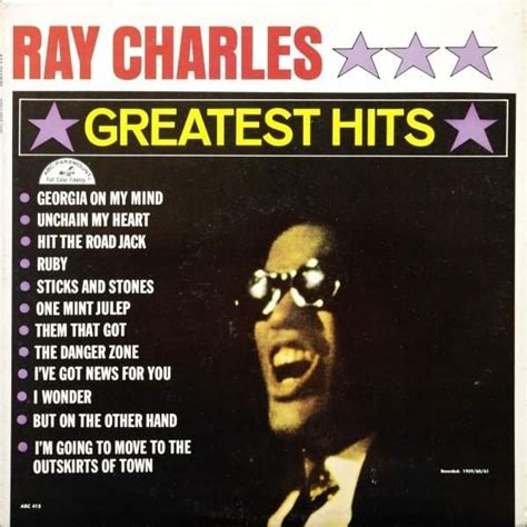 Ray Charles Greatest Hits Lyrics And Tracklist Genius