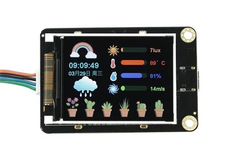 Dfrobot Gravity 20 Inch Ips Color Serial Display With I2c And Uart Support Microbit And Makecode