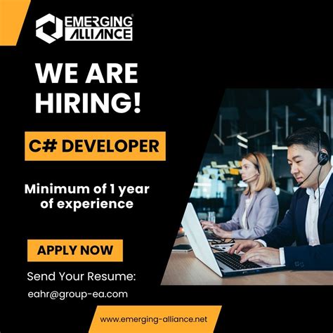 emerging alliance on linkedin hiring sapbusinessone csharpdeveloper