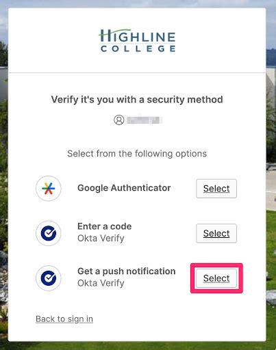 Okta Verify Push Notifications Information Technology Services