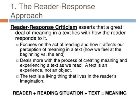 Ppt Critical Approaches To Literature Powerpoint Presentation Free
