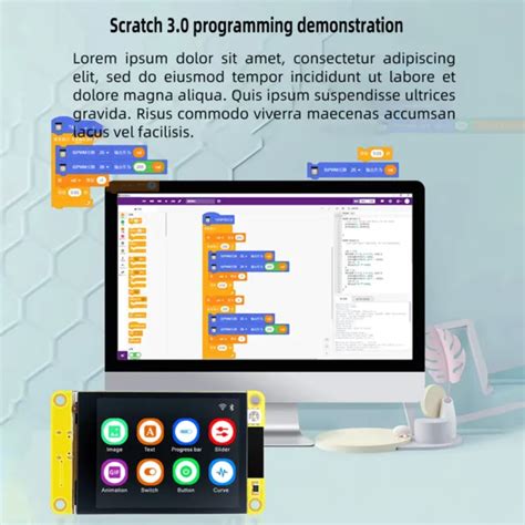 CARTE DE DÉVELOPPEMENT ESP32 2 4 inch Smart Display WiFi Bluetooth Touch Screen EUR 19 51