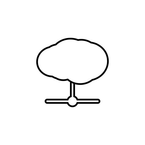 Data Cloud Communication Vector Icon Illustration Vector Art At Vecteezy