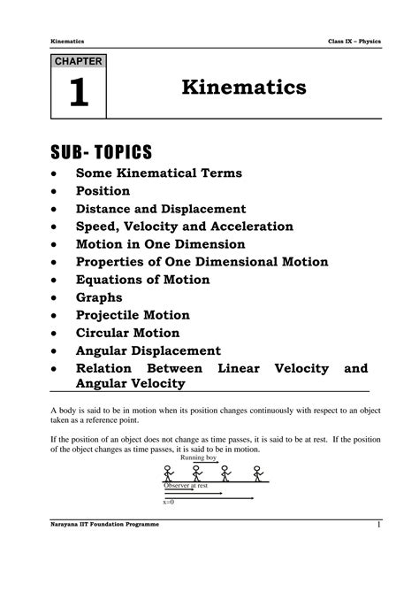 SOLUTION 01 Ch Motion Kinematics Studypool