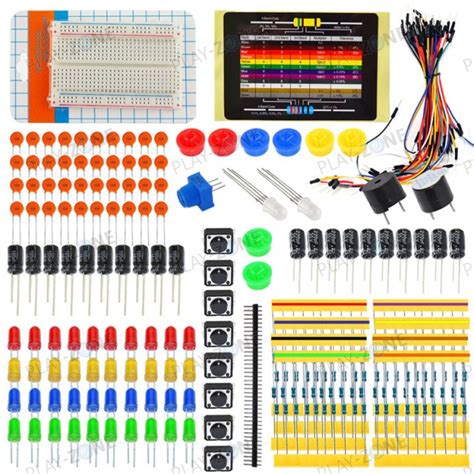 Play Zone CH Bauteile Starter Set Basic für Arduino Projekte mit Box