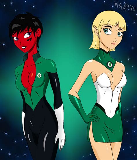 Sexy Green Lantern Corps Pair By Razamatzu On Deviantart