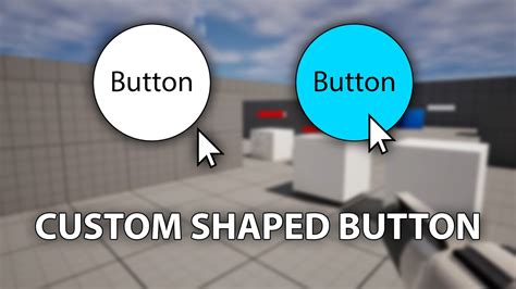 Unreal Engine 5 How To Make Custom Shaped Button Youtube