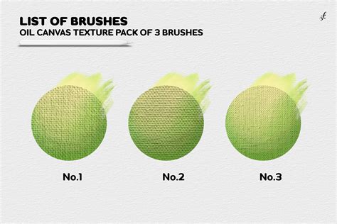 Canvas Texture Procreate Brushes Oil Canvas Texture Pack Of Brushes Add Ons