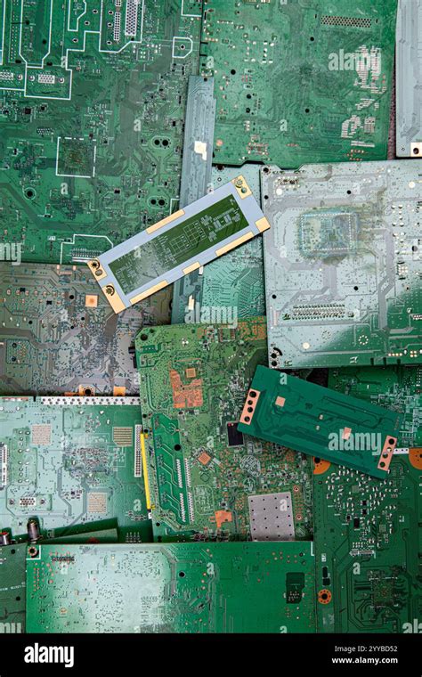 Electronic Circuit Board With Electrons Electronic Circuit Board Close Up Computer