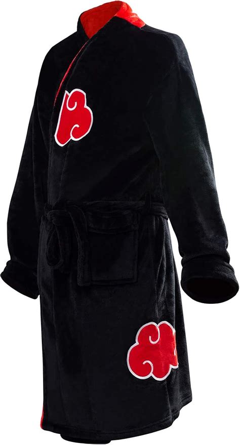 Beckyring Adult Naruto Bathrobe Uchiha Itachi Bathrobe Flannel Anime