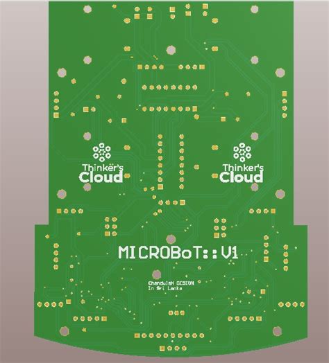 Thinker SCloud Designing A Micro Robot On A PCB