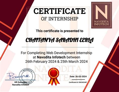 chaitanya saradhi eerla on linkedin i have successfully completed a