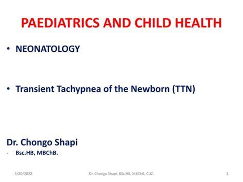 Transient Tachypnea Of The Newborn Ttn Pdf