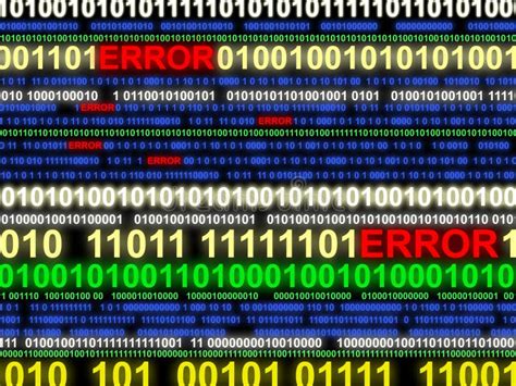 binary code error stock image image of programming trouble 11333859