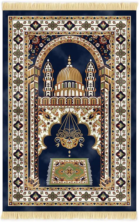 Nicoman Muslim Prayer Rug With Elegant Design Janamaz Sajadah