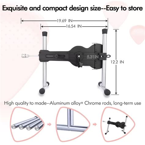 Auxfun 60w Motor Power Sex Machine With Ezfunlok Metal Connector