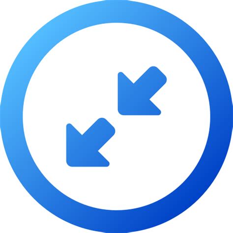 Down Left Arrow Generic Gradient Fill Icon