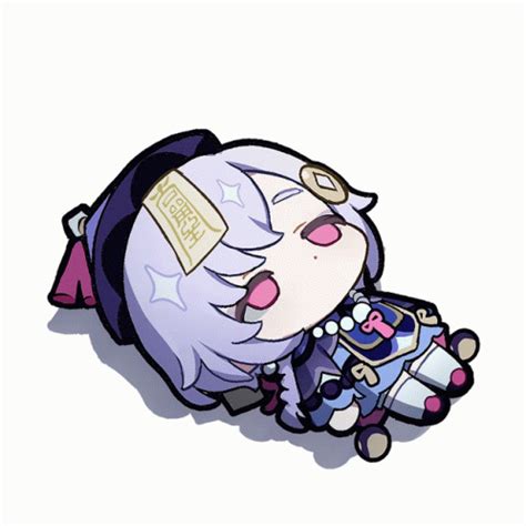Genshin Impact Emote Sticker Genshin Impact Emote Qiqi Temukan Bagikan GIF