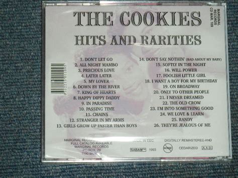 The Cookies Hits And Rarities 26 Version 1993 Eu Sealed Cd