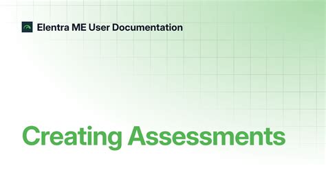 creating assessments elentra me user documentation