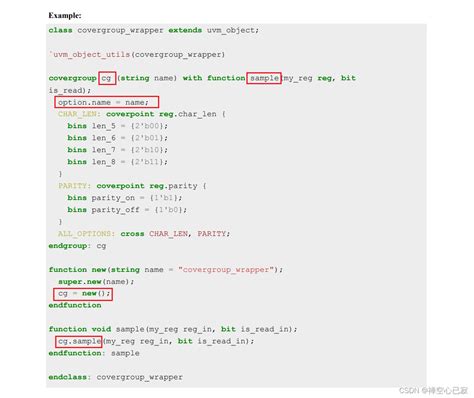Systemverilog中关于覆盖率定义、例化、采样sy 条件覆盖率 Csdn博客