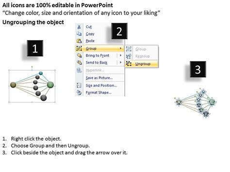 clustering circular ppt 7 powerpoint presentation images templates