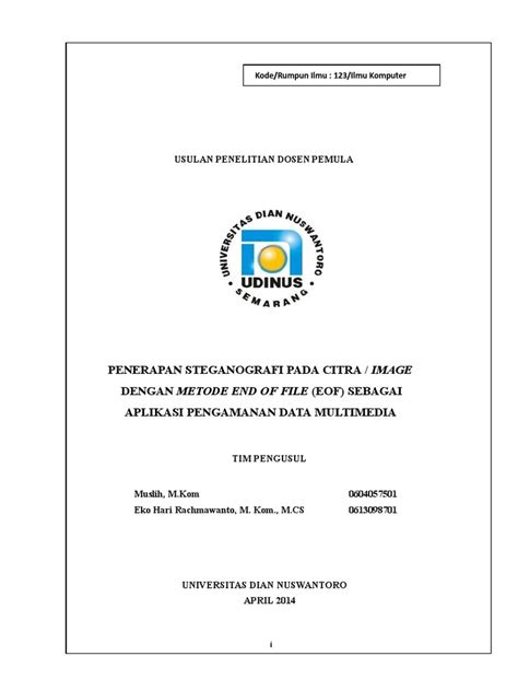 Penerapan Steganografi Pada Citra Image Dengan Metode End Of File