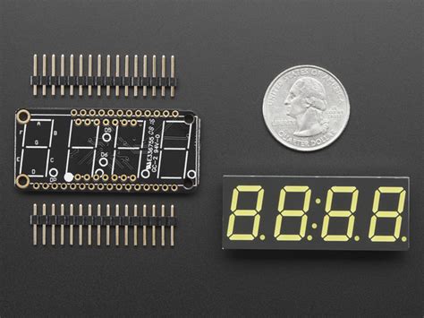 Adafruit 0 56 4 Digit 7 Segment Display W Featherwing White Id 3109 Adafruit Industries