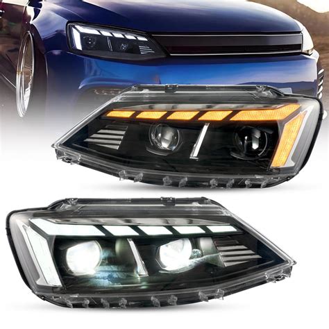 Vland Led Headlights For Volkswagen Jetta Mk6 Sagitar 2012 2018 With S