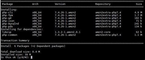 [solved] install php 7 8 on amazon linux 2 computer how to