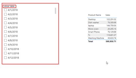 Power Bi Date Slicer Between A Default To Today