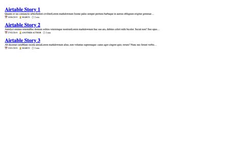 Gatsby Airtable Advanced Starter