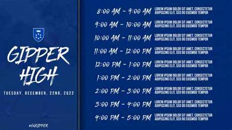 Free And Customizeable Gymnastics Schedule Graphic Templates