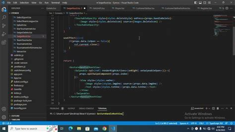 Swipe To Delete Flatlist Gesturehandle Rootview Error In React Native