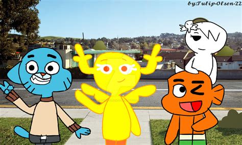 Gumball Penny Darwin And Carrie By Tulip Olsen 22 On Deviantart
