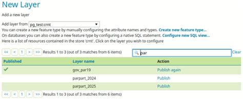 geoserver support for partitioned postgis tables geographic