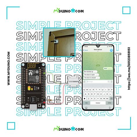 Myduino 🧑‍💻 Esp8266 Nodemcu Door Status Monitor With