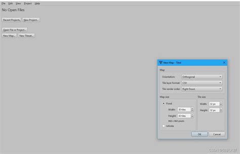 Flutter Tiled 铺地图编辑器快速入门教程tiled地图编辑器教程 Csdn博客