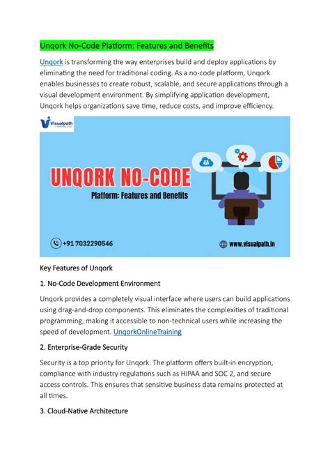 ppt unqork training in chennai unqork training online powerpoint